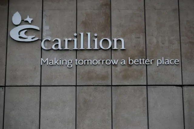 Business Live: Carillion had £29m left - BBC News