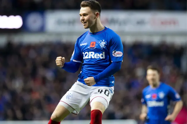 FT: Seven for Rangers against 10-man Motherwell at Ibrox - BBC Sport