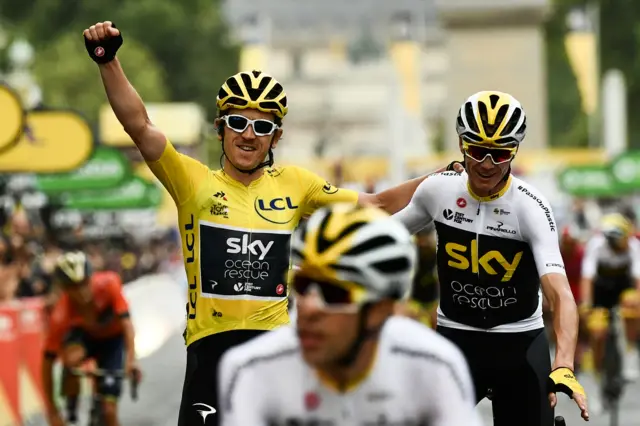 Tour de France: Geraint Thomas wins in Paris to become third British ...