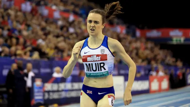 Glasgow Indoor Grand Prix - Laura Muir, Katarina Johnson-Thompson ...
