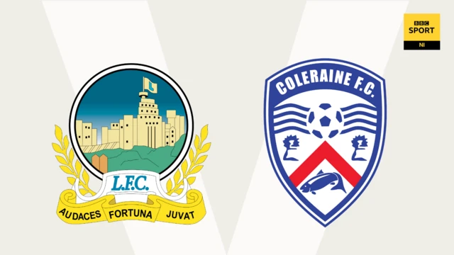 Watch: Leaders Linfield take on Coleraine - BBC Sport