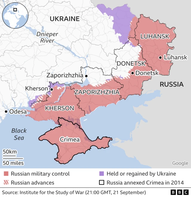 Ukraine war: Controversial referendums being held in occupied areas of ...