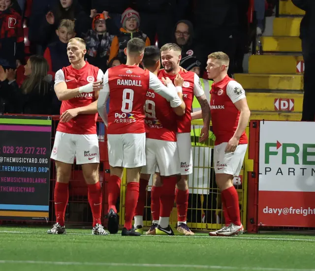 Watch: Larne v Glentoran, plus updates from Newry v Glenavon - BBC Sport