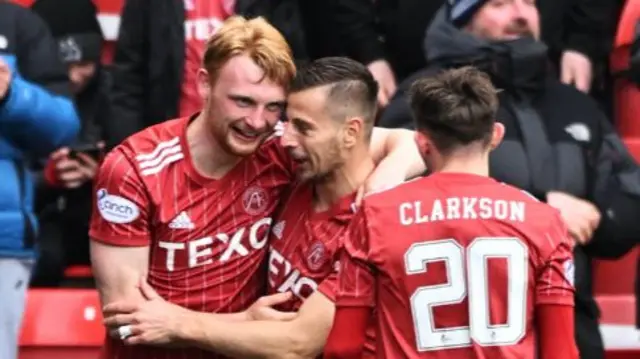 Scottish Premiership: Aberdeen stun Rangers to earn seventh win in row ...