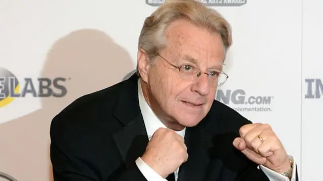 Jerry Springer: Era-defining talk show host dies aged 79 - BBC News