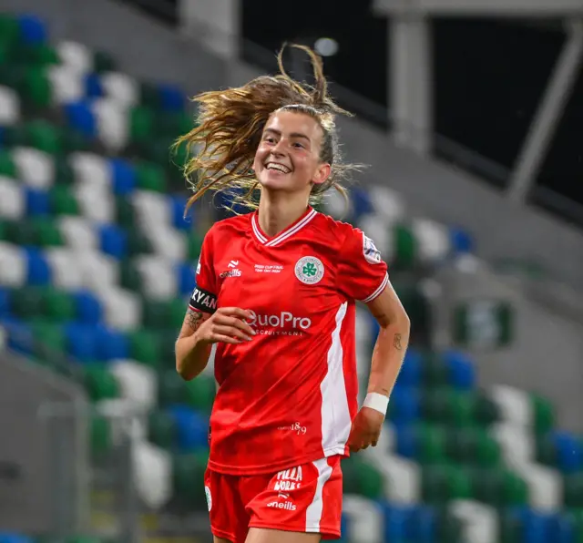 Cliftonville v Lisburn Rangers - Women’s Challenge Cup Final - BBC Sport