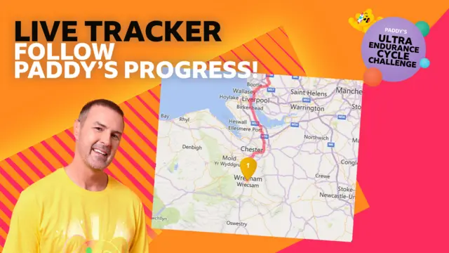 Live Updates - Follow Paddy McGuinness’s Ultra Endurance Cycle ...