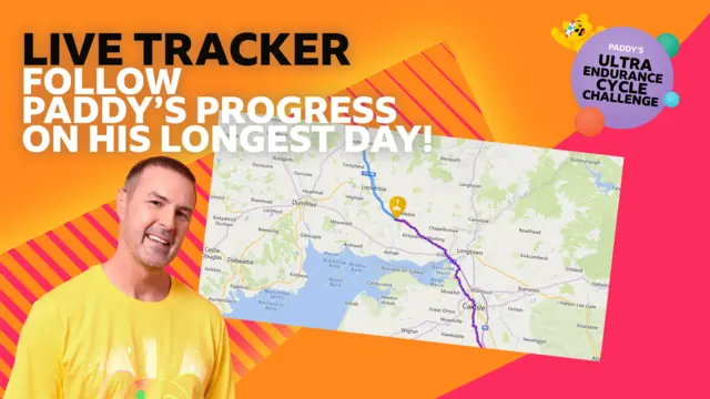 Live Updates - Follow Paddy McGuinness’s Ultra Endurance Cycle ...