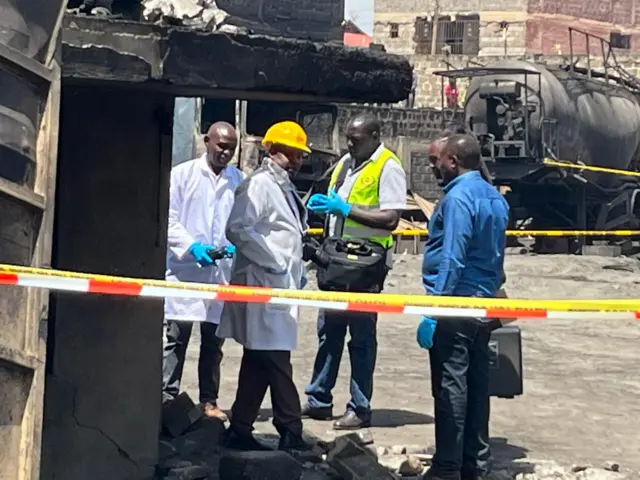 Survivors being treated after Kenya gas explosion - BBC News