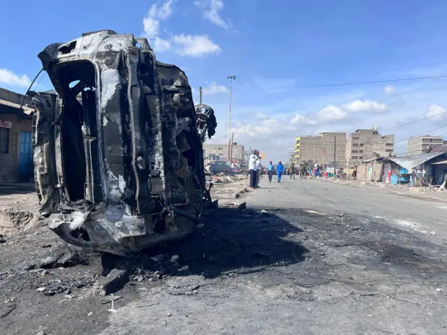 Survivors being treated after Kenya gas explosion - BBC News