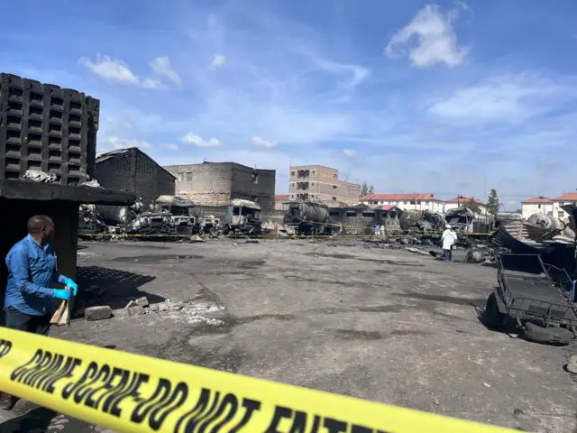 Survivors being treated after Kenya gas explosion - BBC News