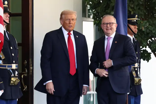 Australia's PM Albanese and Trump sign rare earths deal as US confirms Aukus defence agreement ...