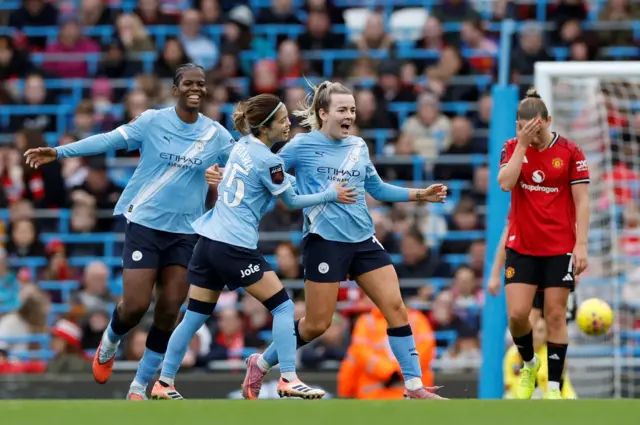 Man City vs Man Utd LIVE: WSL score, stats & updates - BBC Sport