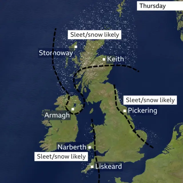 Cold weather causes school closures and power cuts with 'thundersnow ...
