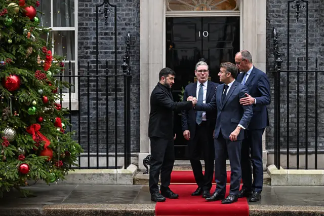 We stand with Ukraine, says Starmer, as leaders hold Downing Street ...