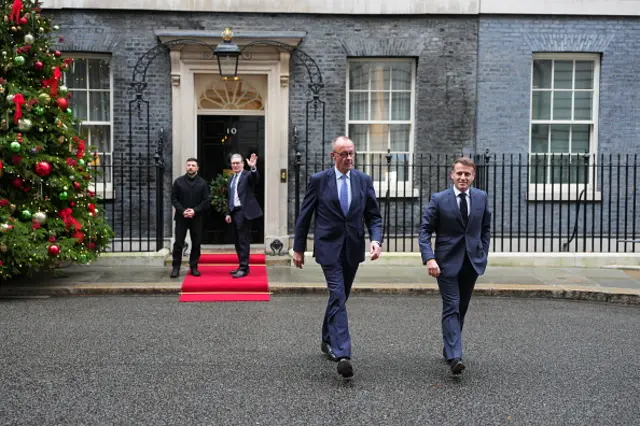 We stand with Ukraine, says Starmer, as leaders hold Downing Street ...
