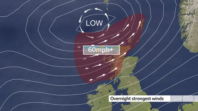 Amber warnings for wind in parts of Scotland and Northern Ireland as ...