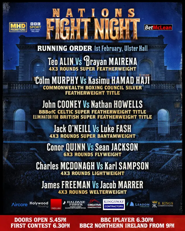 Watch: Nations Fight Night - Northern Ireland - BBC Sport