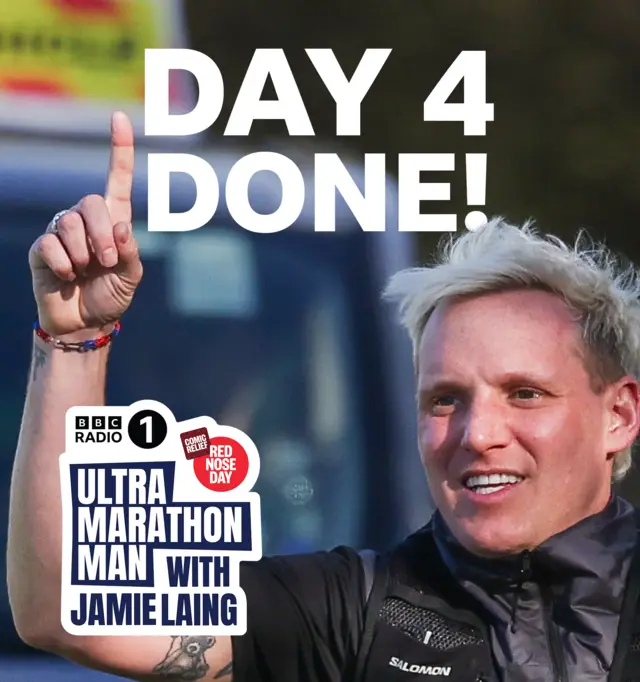 Jamie Laing Comic Relief challenge - Ultra Marathon Man for Red Nose ...