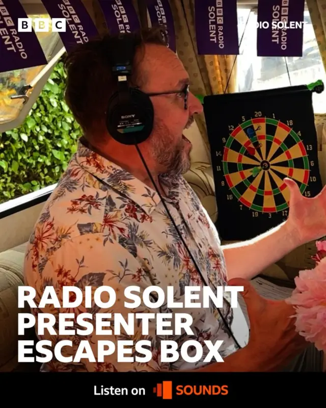 BBC Radio Solent: Unlock the Box challenge with Rick Jackson - BBC News