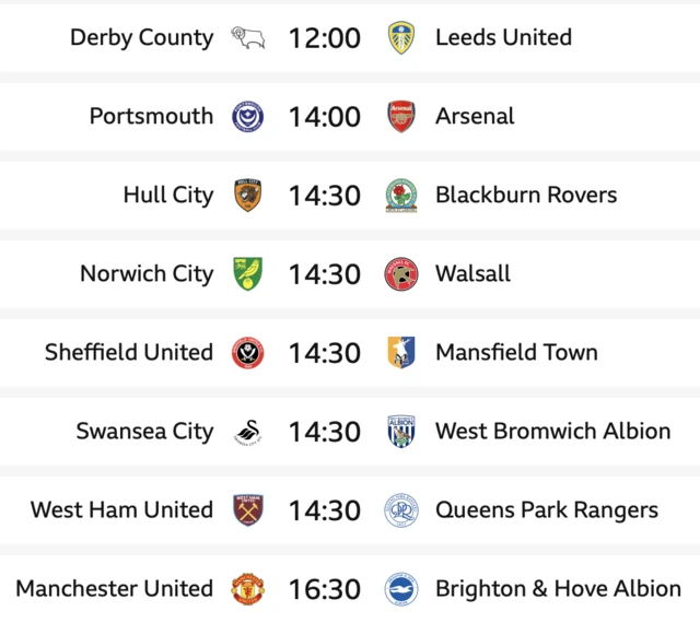 FA Cup LIVE: Build-up to Derby County v Leeds United plus more - team ...