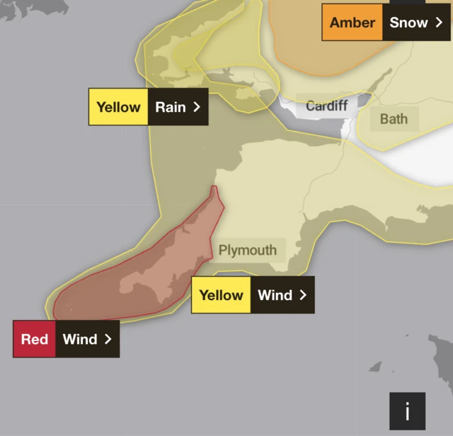 Cornwall and Channel Islands hit by Storm Goretti - BBC News