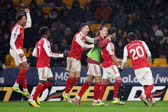 Wolves 2-2 Arsenal: Gunners throw away two-goal lead to draw with ...