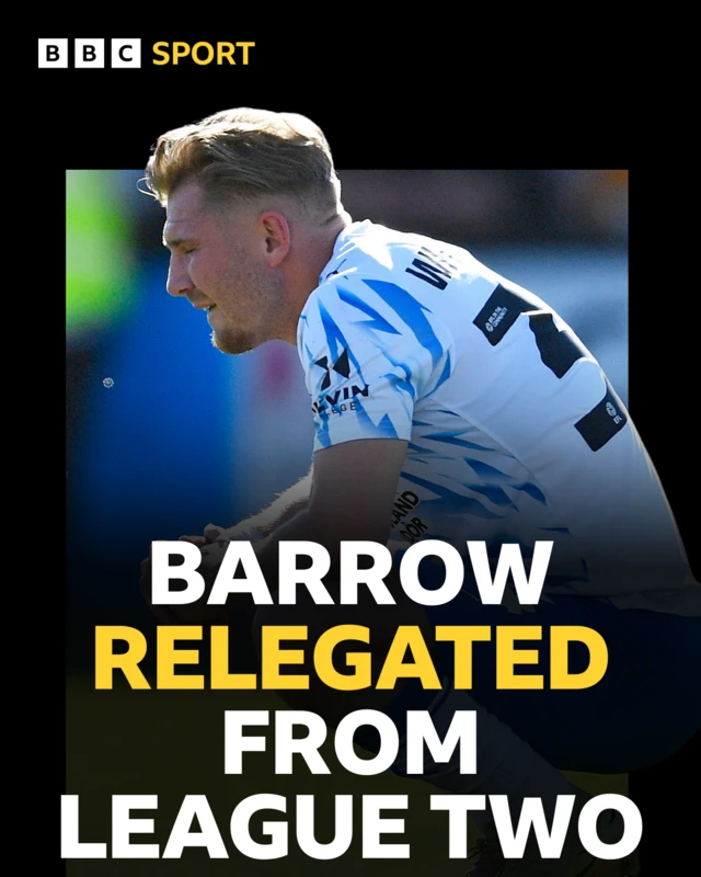 EFL: Bromley win L2 title as Cambridge promoted and Barrow & Harrogate ...