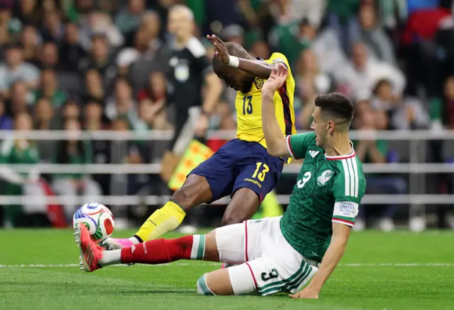 Mexico 2-0 Ecuador: Co-hosts reach last 16 with impressive win at ...