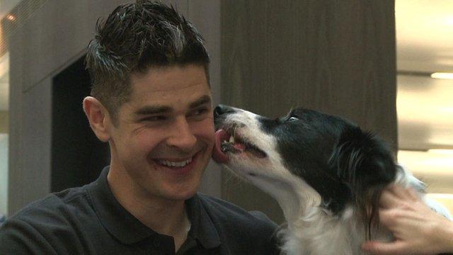 Mountain dog reunited with owner - BBC Newsround