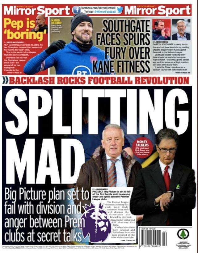 Tuesday's back pages - BBC Sport