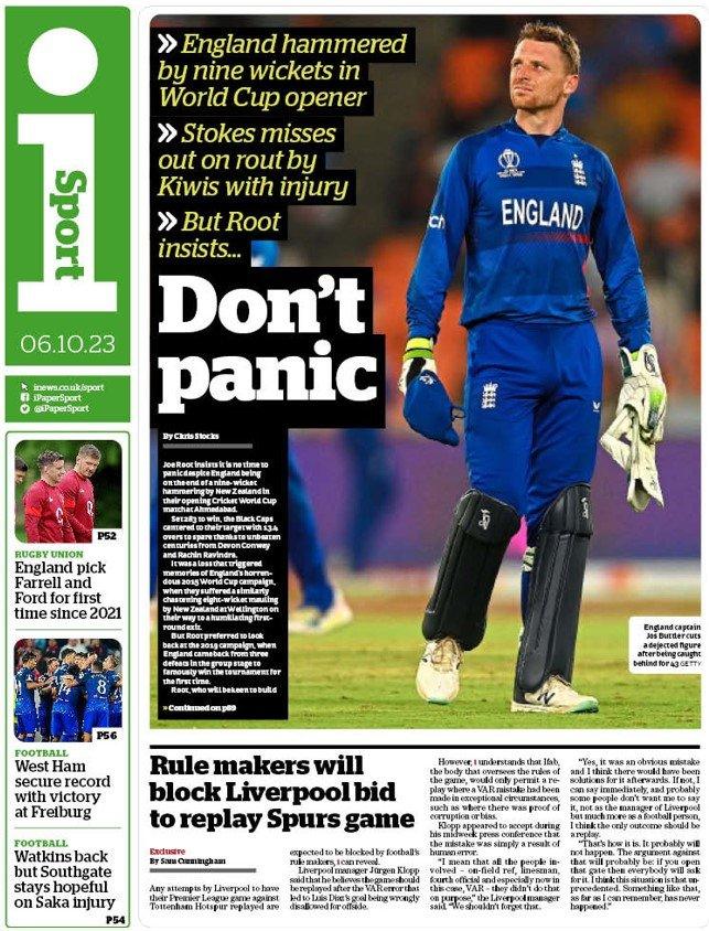 Friday's back pages - BBC Sport