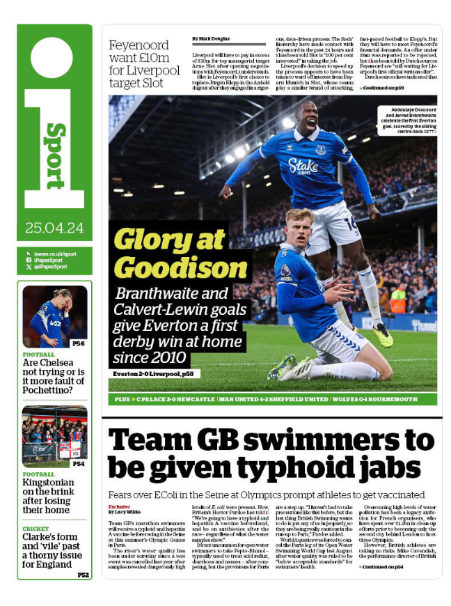 Thursday's back pages - BBC Sport