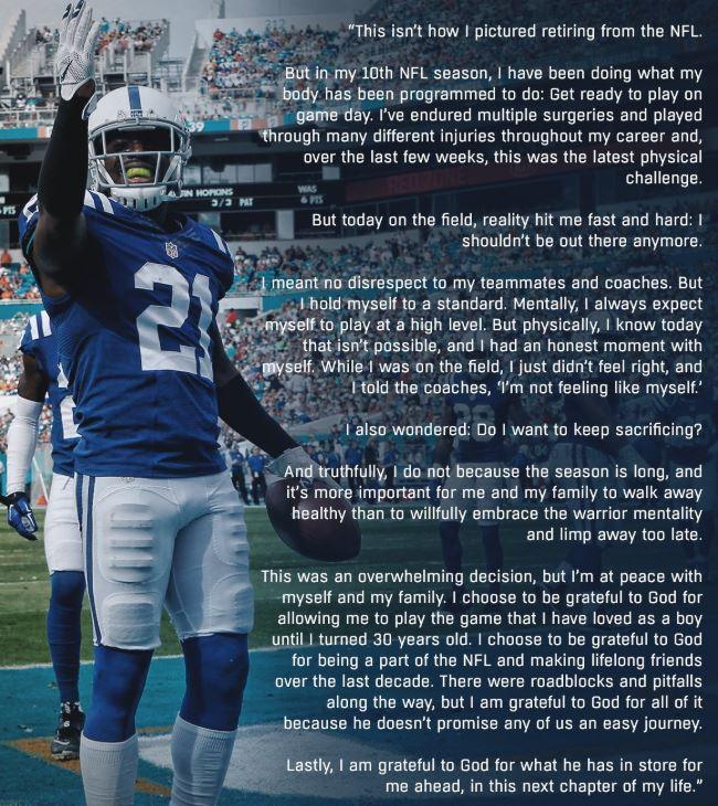 Vontae Davis: Buffalo Bills cornerback retires at half-time of NFL ...