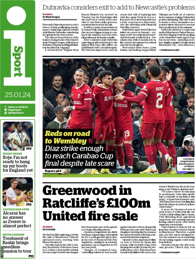 Thursday's back pages - BBC Sport