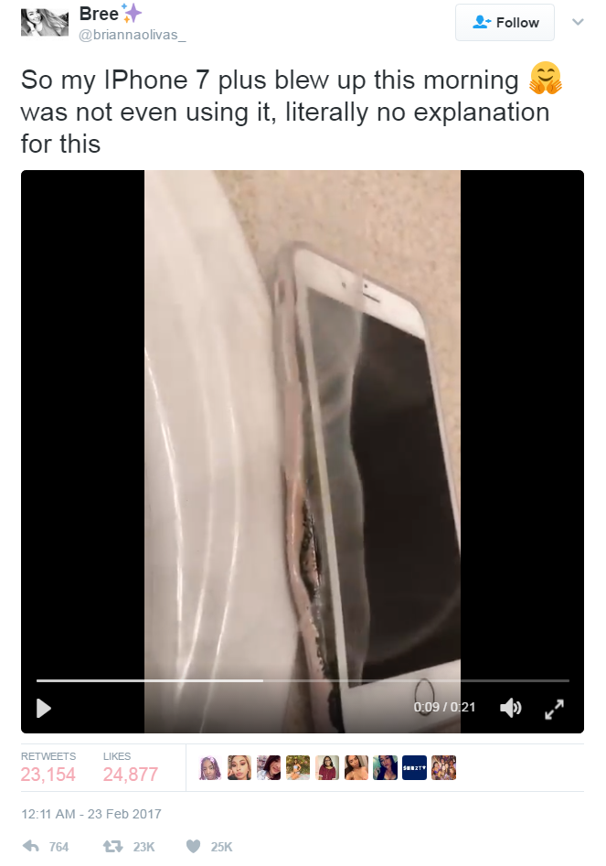 Video of smoking iPhone 7 goes viral, and Depeche Mode rejects alt-right ties - BBC News