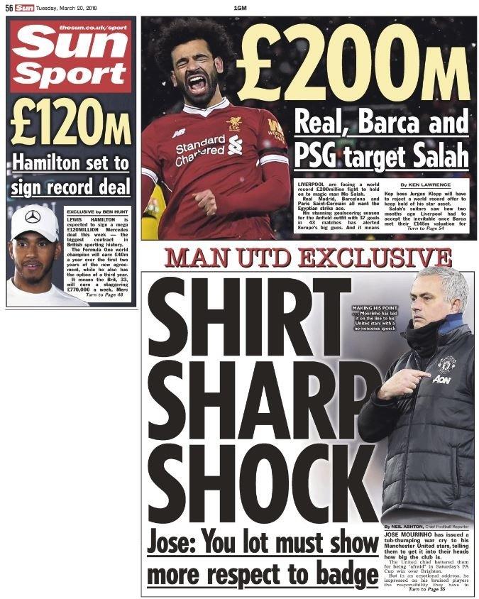 Tuesday's back pages - BBC Sport