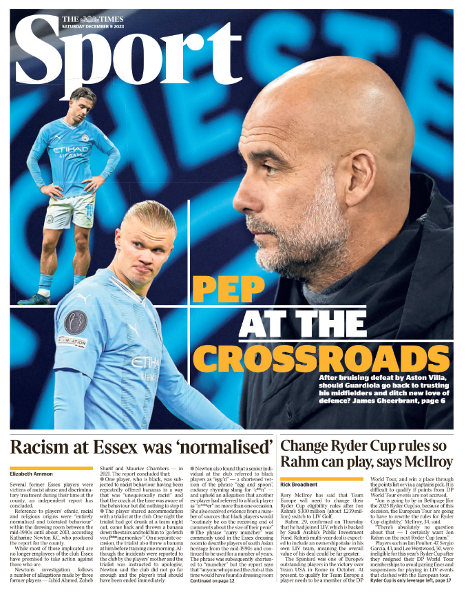 Saturday's back pages - BBC Sport