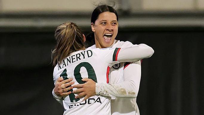 Wolfsburg 1-2 Chelsea: Lucy Bronze and Sam Kerr score as Blues reach ...