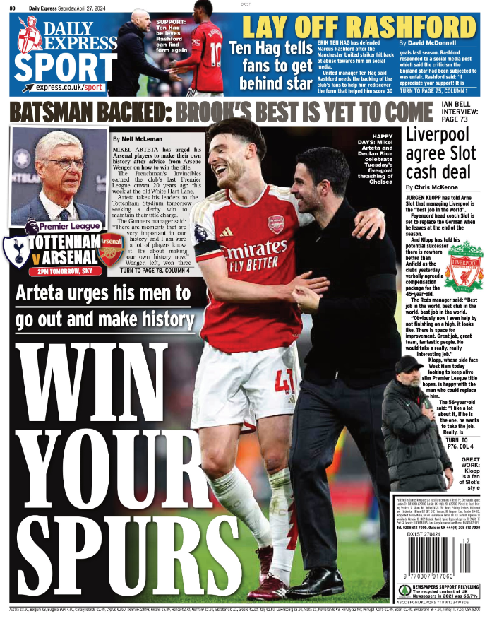 Saturday's back pages - BBC Sport