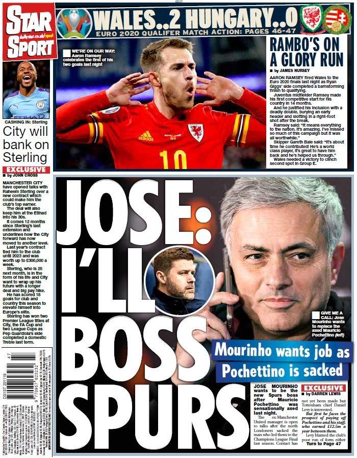 Wednesday's back pages - BBC Sport