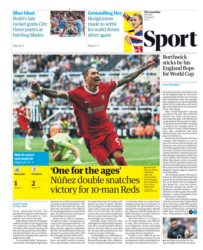 Monday's back pages - BBC Sport