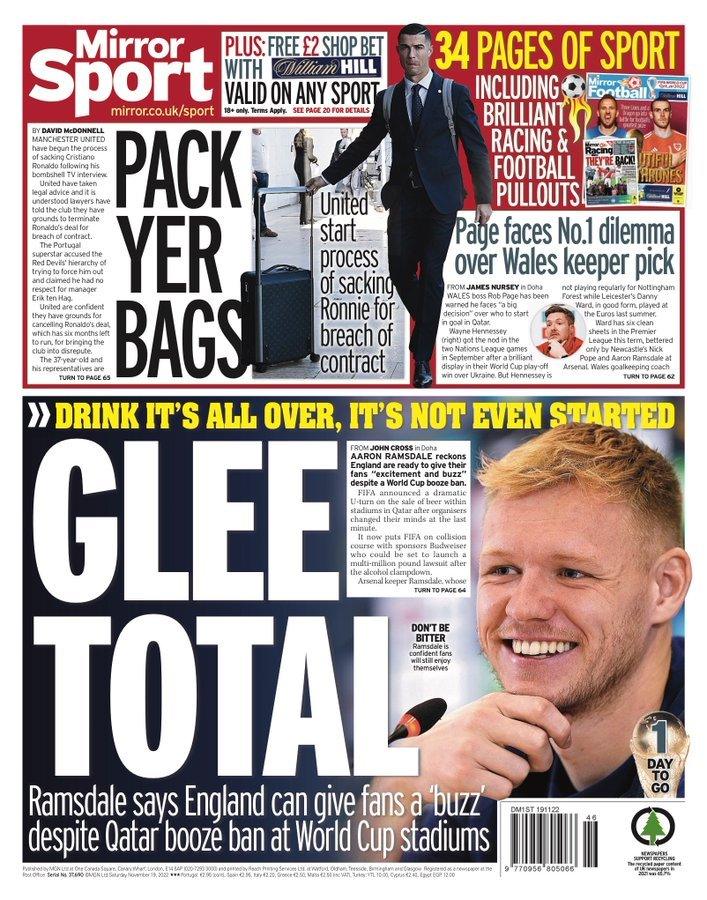 Saturday's papers - BBC Sport