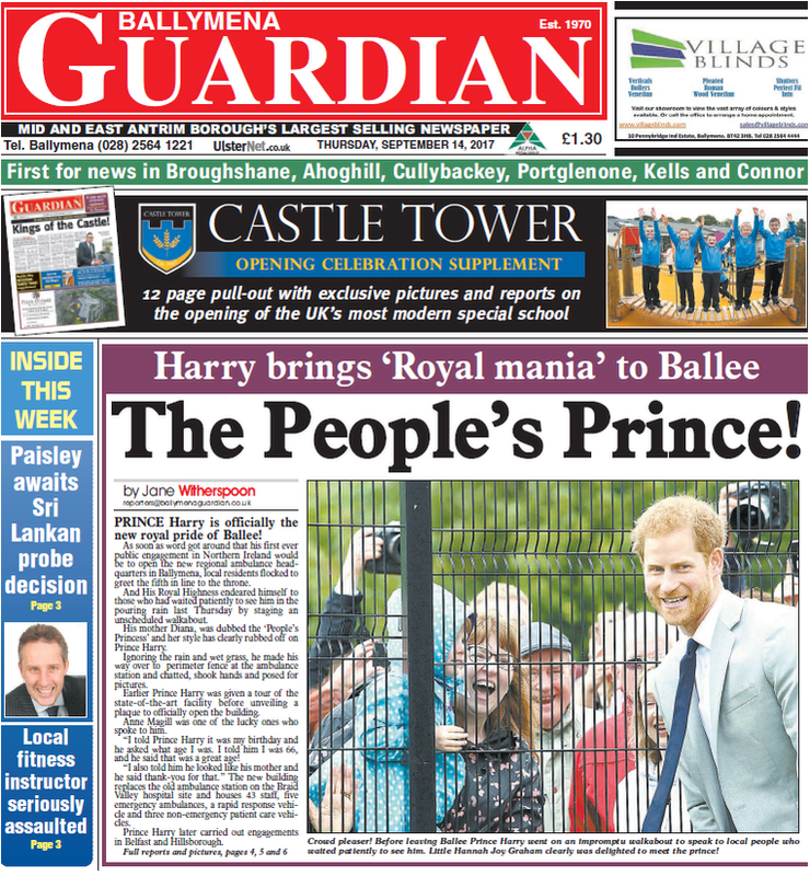 NI weekly papers: 'Charming' prince and Rathlin murder mystery - BBC News