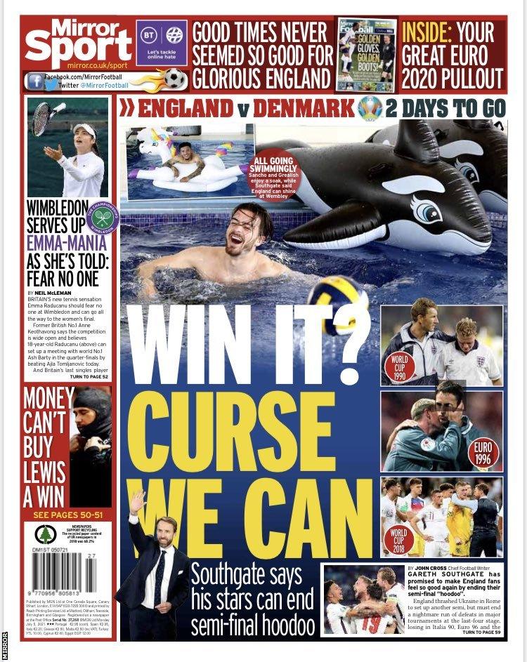 Monday's sports pages - BBC Sport