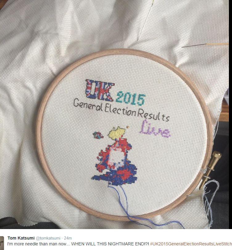 Cross-stitching the general election - BBC News