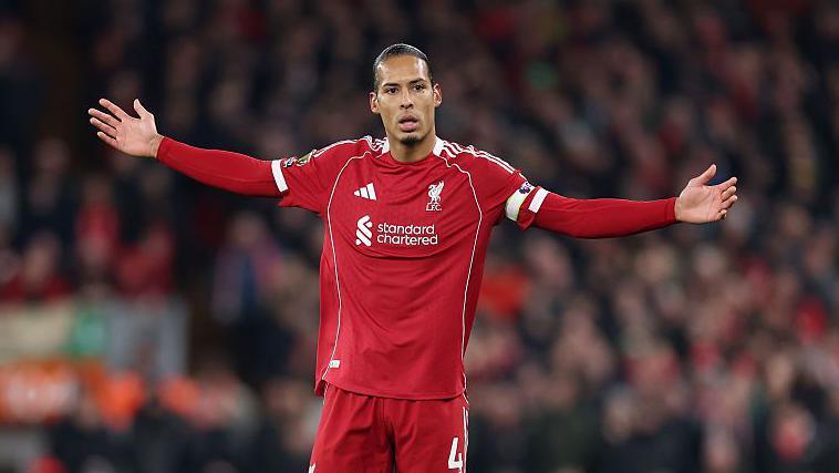Liverpool news: Virgil van Dijk fights decline - BBC Sport