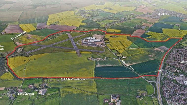 Decision over Tollerton Airfield housing project delayed - BBC News
