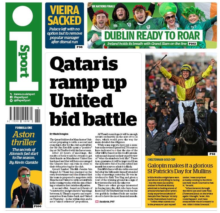 Saturday's back pages - BBC Sport