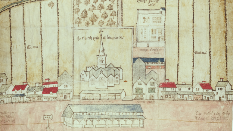 'Extremely rare' Tudor map of Devon town to go on display - BBC News
